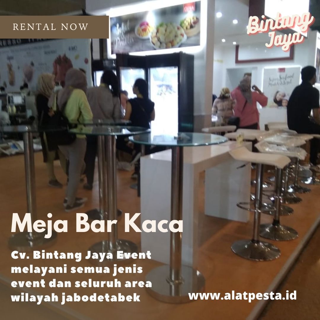 Meja Vip Kaca – PUSAT PENYEWAAN ALAT PESTA