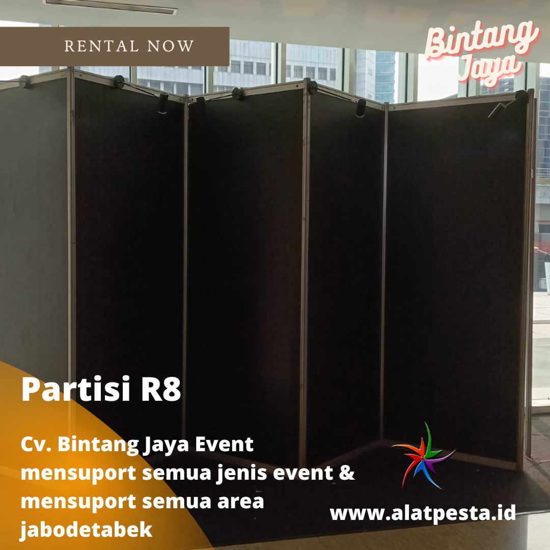 Sewa Partisi R8 Jakarta Selatan Free Ongkir – PUSAT PENYEWAAN ALAT PESTA