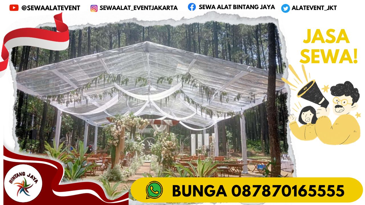 SEWA TENDA RODER DEKORASI MEWAH JAKARTA PUSAT – PUSAT PENYEWAAN ALAT PESTA