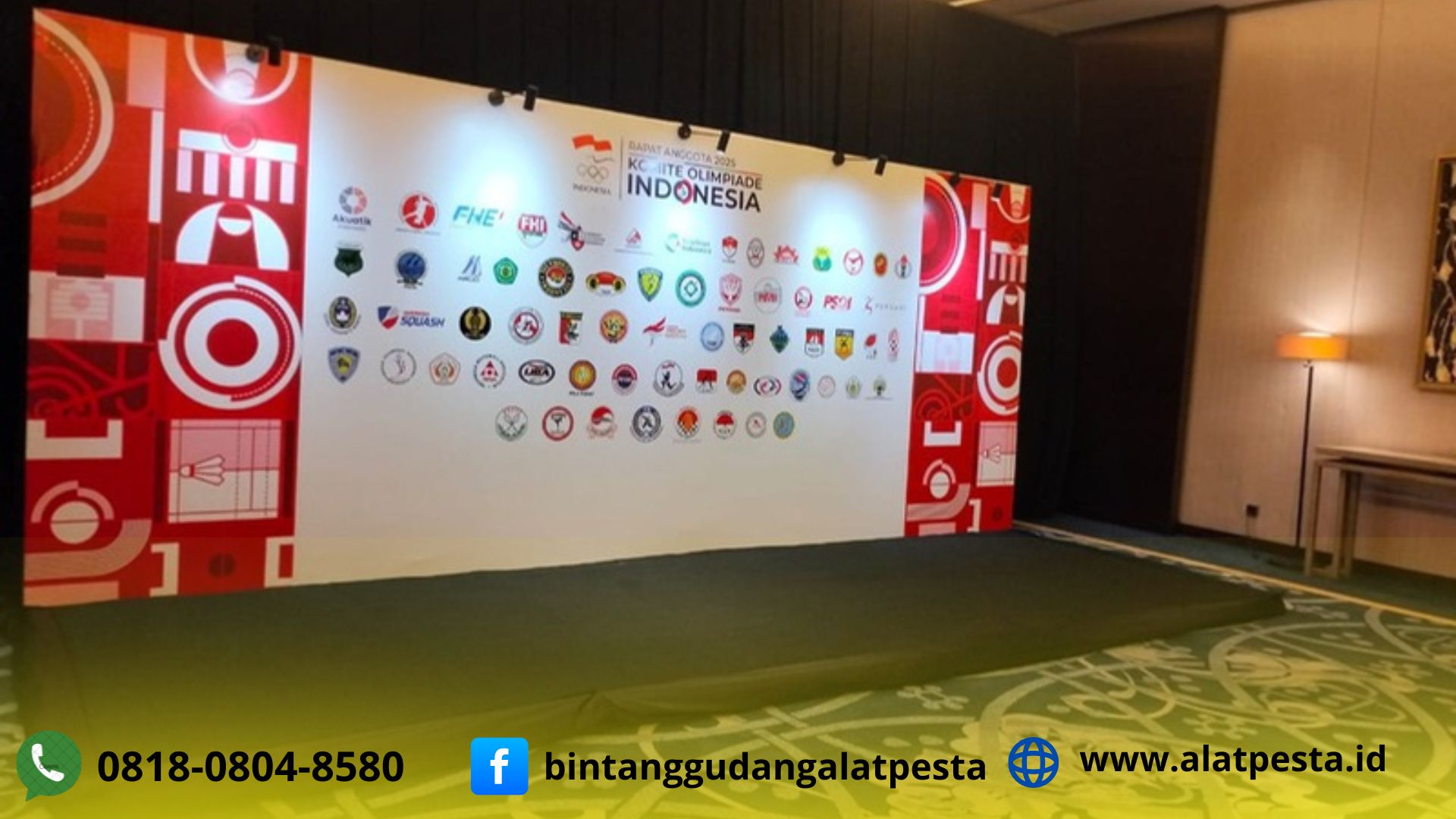 Sewa Backdrop Acara Hotel Fairmont Jakarta – PUSAT PENYEWAAN ALAT PESTA